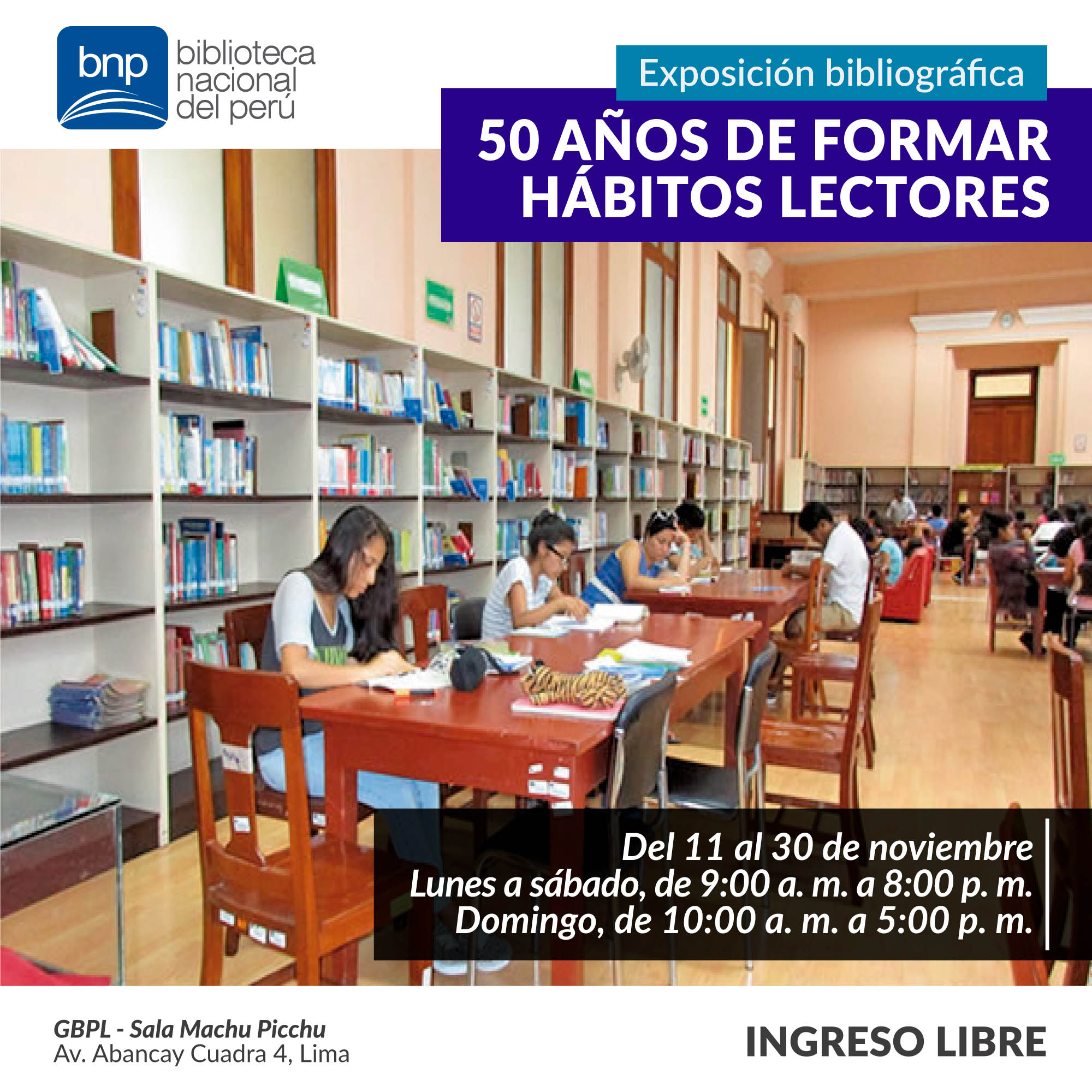 GRAN BIBLIOTECA PÚBLICA DE LIMA CELEBRA DÍA DE LA BIBLIOTECA ESCOLAR ...
